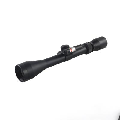 China 310mm Length Optical Hunting Scope 3-9x40 with Small Red Laser and 11mm/22mm Base Width for sale