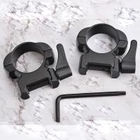 China 25.4mm Diameter Steel Quick Release Scope Mount Ring Bracket for Medium to Low Profile for sale