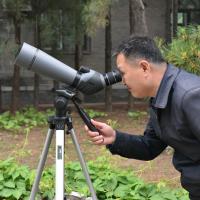China Outdoor ED Waterproof Spotting Scope with ED Lens and Two Focus Wheels Zoom 20-60x80 for sale