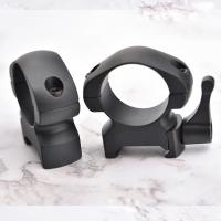 China 25.4mm Diameter Steel Quick Release Scope Mount Ring Bracket for Medium to Low Profile for sale
