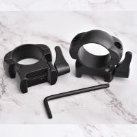 China 25.4mm Diameter Steel Quick Release Scope Mount Ring Bracket for Medium to Low Profile for sale
