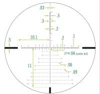 China Vor Optical Scope 5-25x56FFP 34mm with Glass Reticle and 56mm Objective Lens Diameter for sale