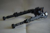 China 330g Outdoor Tactical Bipod Adjustable 5.5''-8.1'' Height 5 Slots for Versatility for sale