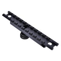 China Black Matte 21mm Aluminum Base Hunting Scope Mount with Knurled Thumb Nut Connector for sale