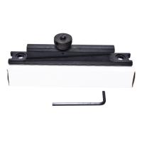 China Black Matte 21mm Aluminum Base Hunting Scope Mount with Knurled Thumb Nut Connector for sale