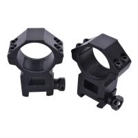 China High Profile Dual Ring Scope Mount Double Rings Mount Matte Black Center Height 21mm for sale