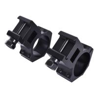 China High Profile Dual Ring Scope Mount Double Rings Mount Matte Black Center Height 21mm for sale