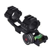 China Scope Mount Matte Black Finish Dual Rings Bubble Level and Angle Indicator for 21mm for sale