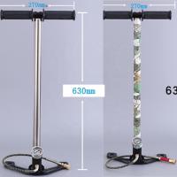 China Manual High Pressure Hand Air Pump 4500psi 300bar Black for Gasoline Fuel for sale