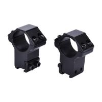 China 25.4mm Tube Diameter High Riser Scope Mount Double Ring in Aluminium for Long-Lasting for sale