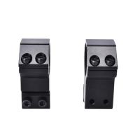 China 25.4mm Tube Diameter High Riser Scope Mount Double Ring in Aluminium for Long-Lasting for sale