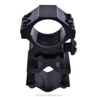 China 25.4mm Aluminum Alloy Detachable Dual Ring Mount for Black Flashlight and 100g Weight for sale