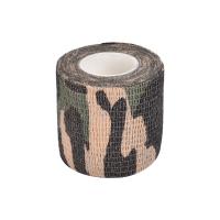 China Outdoor Hunting Camping Heat Resistant Camo Self Adhesive Tape with Non-woven Fabrics for sale