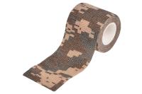 China Outdoor Hunting Camping Heat Resistant Camo Self Adhesive Tape with Non-woven Fabrics for sale