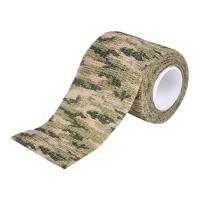 China Outdoor Hunting Camping Heat Resistant Camo Self Adhesive Tape with Non-woven Fabrics for sale