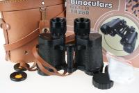 China High Power and Wide View Antique Binoculars KANDAR M 6X24 for Hunting in Army Green for sale