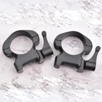 China 1 inch Medium Steel Quick Release Sight Rings Scope Mounts Black Coated Durable Finish for sale