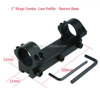 China Aluminium Alloy One Piece Offset Low Profile Ring 25.4mm Scope Mount L2303 for Optic Sight 1 Inch Ring for sale