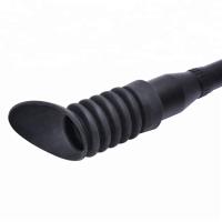 China Soft Rubber Eye Safe Cover for Hunting Optic Scope 120mm Total Length 60g Bevelling for sale