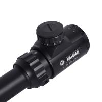 China KANDAR 6-24X50 AOEG Red Green Illuminated Crossbow Reticle Hunting Scope Length mm 380 for sale