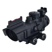 China Lightweight Hunting 4X32 Fiber Optic Scope with 36.6ft/7° Field of View and 460g Weight for sale