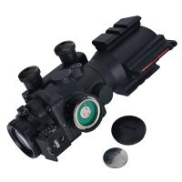 China Lightweight Hunting 4X32 Fiber Optic Scope with 36.6ft/7° Field of View and 460g Weight for sale