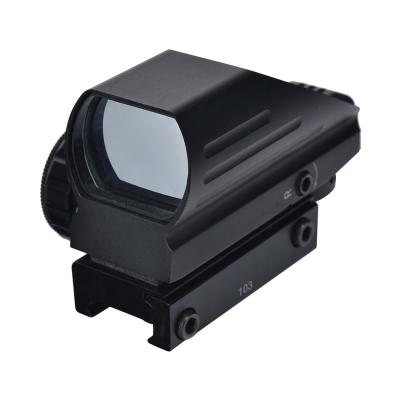 China 22mmX33mm Objective Dia Red Green 4 Patterns Reticle Reflex Red Dot Reflex Sight for sale