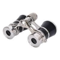 China 3x Magnification Noble Metal Mini Telescope Spotting Scope for Horse Racing 3x25 for sale
