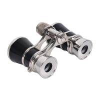 China 3x Magnification Noble Metal Mini Telescope Spotting Scope for Horse Racing 3x25 for sale