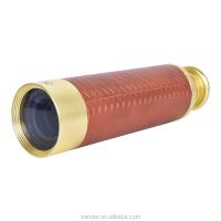 China 181g Monocular Nautical Handheld Brass Spyglass Expandable 26x32 Telescope for Optics for sale