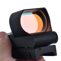 China Compact 1X Magnification Sight Holographic Red Dot Optical Scope with 7.4mm Exit Pupil for sale
