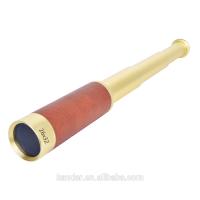 China 38x135mm Nautical Handheld Brass Spyglass Monocular Telescope Optics Expandable 26X32 for sale