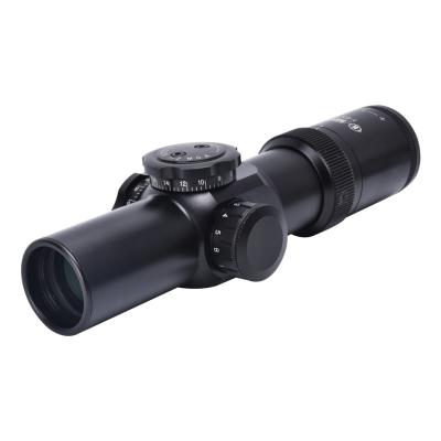 China 1-6X Magnification Compact FFP 35mm Tube Oral Scope for Hunting Precision and Accuracy for sale