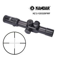 China Aluminium Alloy 2-12x32 Tactical Hunting Scope with Red and Green Reticle Waterproof for sale