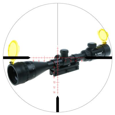 China KH 4-12x42 AOE Scope with 3.5-10.5mm Exit Pupil and RGB M-Dot Illuminations Sights for sale