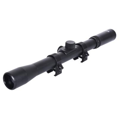 China 4x20 Mini Scope 22 Optic Scopes with Rings and Mounts Field of View 4.6° 100yds Tube Diameter 17mm for sale