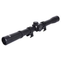 China 4x20 Mini Scope 22 Optic Scopes with Rings and Mounts Field of View 4.6° 100yds Tube Diameter 17mm for sale