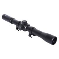 China 4x20 Mini Scope 22 Optic Scopes with Rings and Mounts Field of View 4.6° 100yds Tube Diameter 17mm for sale