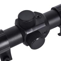 China 4x20 Mini Scope 22 Optic Scopes with Rings and Mounts Field of View 4.6° 100yds Tube Diameter 17mm for sale