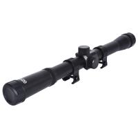 China 4x20 Mini Scope 22 Optic Scopes with Rings and Mounts Field of View 4.6° 100yds Tube Diameter 17mm for sale