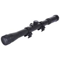 China 4x20 Mini Scope 22 Optic Scopes with Rings and Mounts Field of View 4.6° 100yds Tube Diameter 17mm for sale