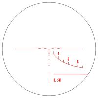 China Compact Hunting 6x32 AOIR Scope with Illuminated Reticle and Adjustable Objective for sale