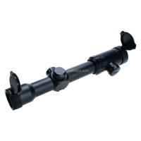 China Fingertip W/E Adjustment Red Green Illuminated Scope with High Power Zoom for sale