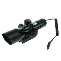 China F.O.V. 11°-38° Hunting Illuminated Sight 2.5-10X40 with Green Laser Sight for sale