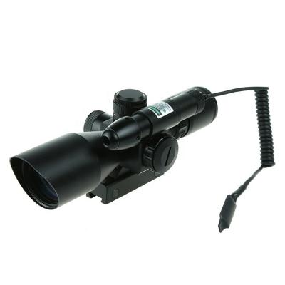 China F.O.V. 11°-38° Hunting Illuminated Sight 2.5-10X40 with Green Laser Sight for sale