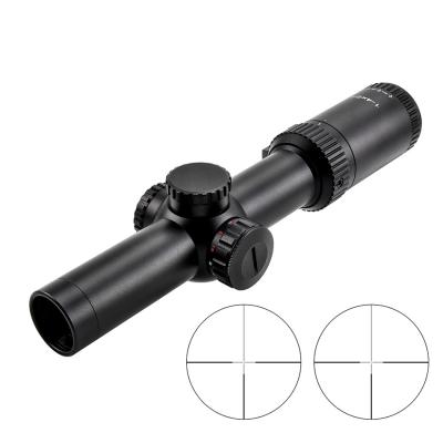 China 1-4x24 Illuminated Tactical 30mm Tube Glass Reticle Scope with Maximum Output Power 0 for sale