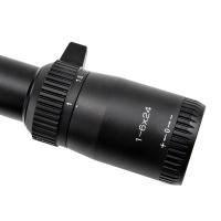 China 1-6x24 Black Tactical Glass Etched Reticle Optics Scope for Hunting LPVO Sight Versatile for sale