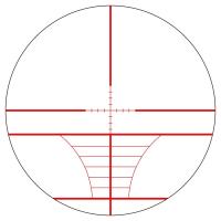 China Red Green Illuminated 6-24X Power Adjustable Objective Scopes for Long-Range Hunting for sale