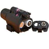 China 650nm Wave Length 5mw Output Power LED Flashlight and Red Laser Sight for sale