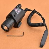 China 650nm Wave Length 5mw Output Power LED Flashlight and Red Laser Sight for sale